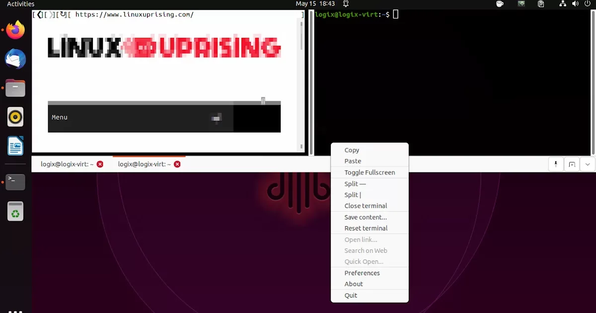 Guake Drop-Down Terminal Emulator tem nova versão - Blog Linux Avante