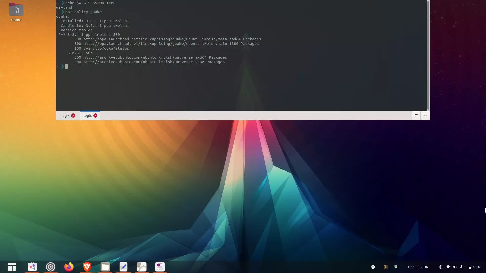 Como usar o terminal Guake no Wayland (GNOME) - Blog Linux Avante